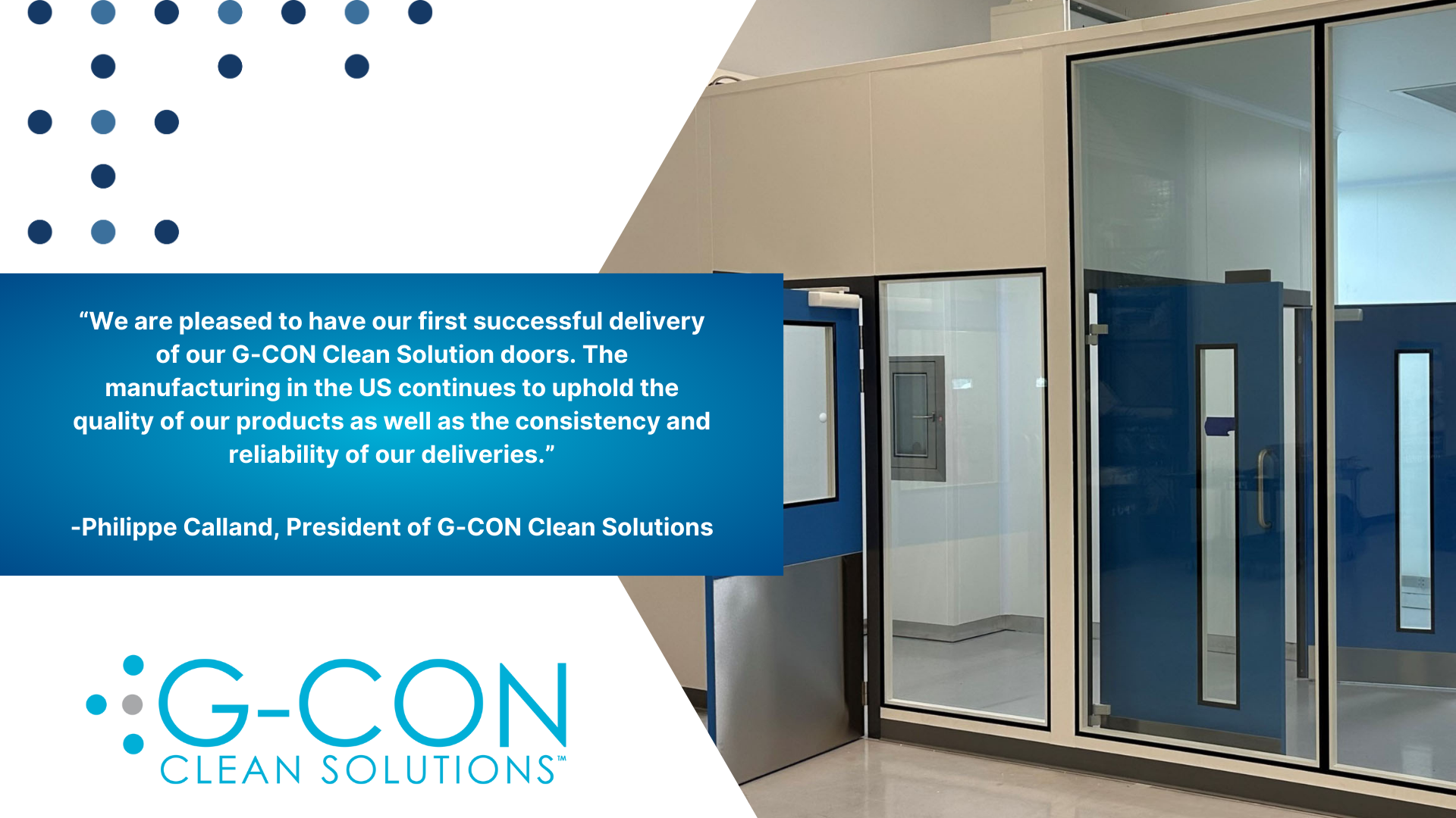 G-CON Clean Solutions Begins Manufacturing In The United States - G-CON