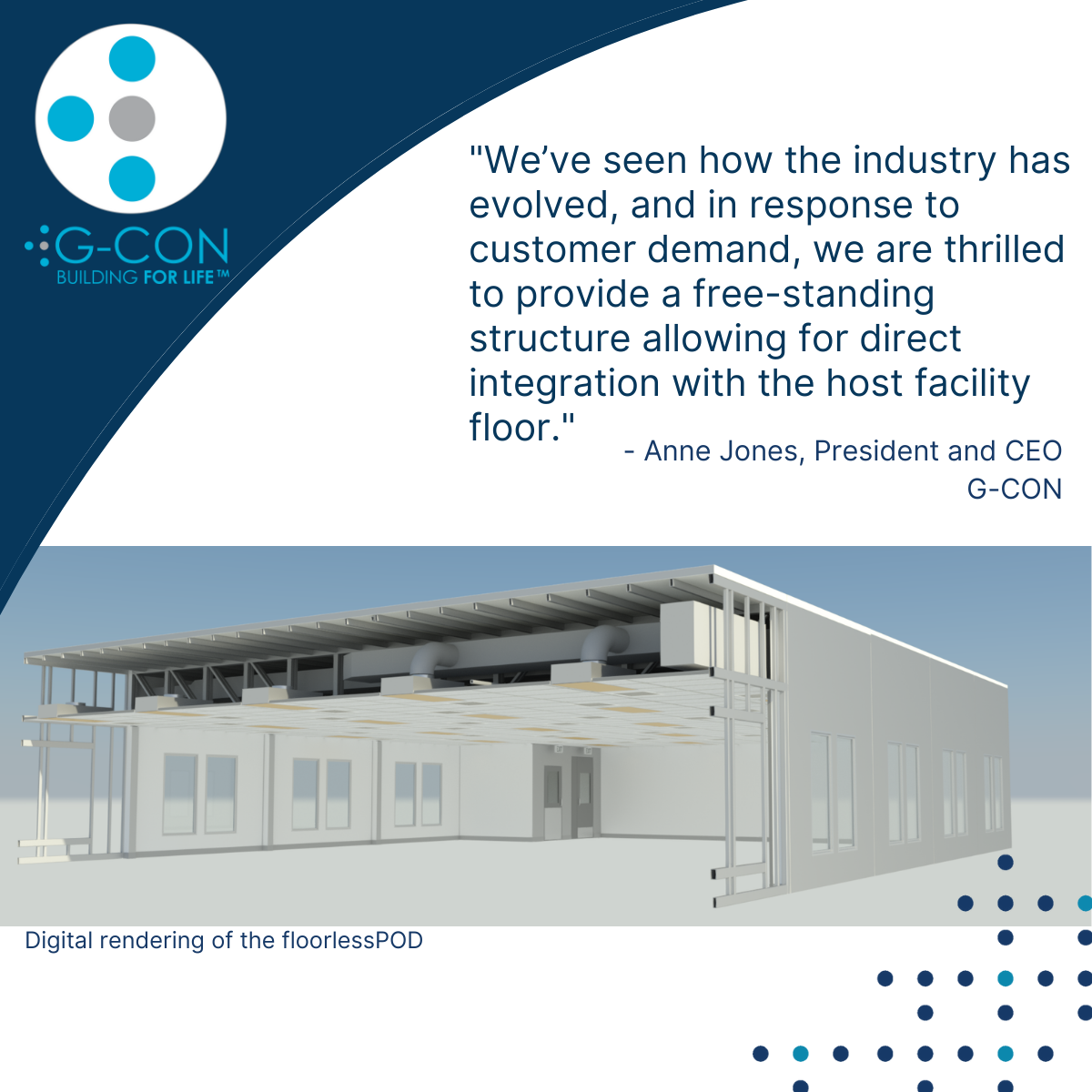 G-CON Announces The Release Of New Floorless POD At Interphex 2024 - G-CON